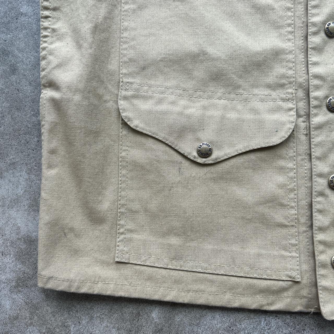 Vintage Filson Tin Cloth Lot 8 Work Vest Size 44,... - Depop