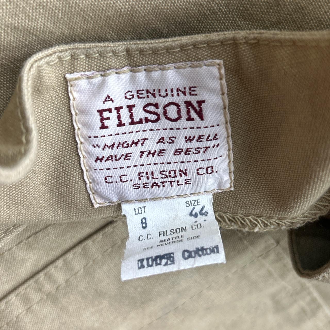 Vintage Filson Tin Cloth Lot 8 Work Vest Size 44,... - Depop