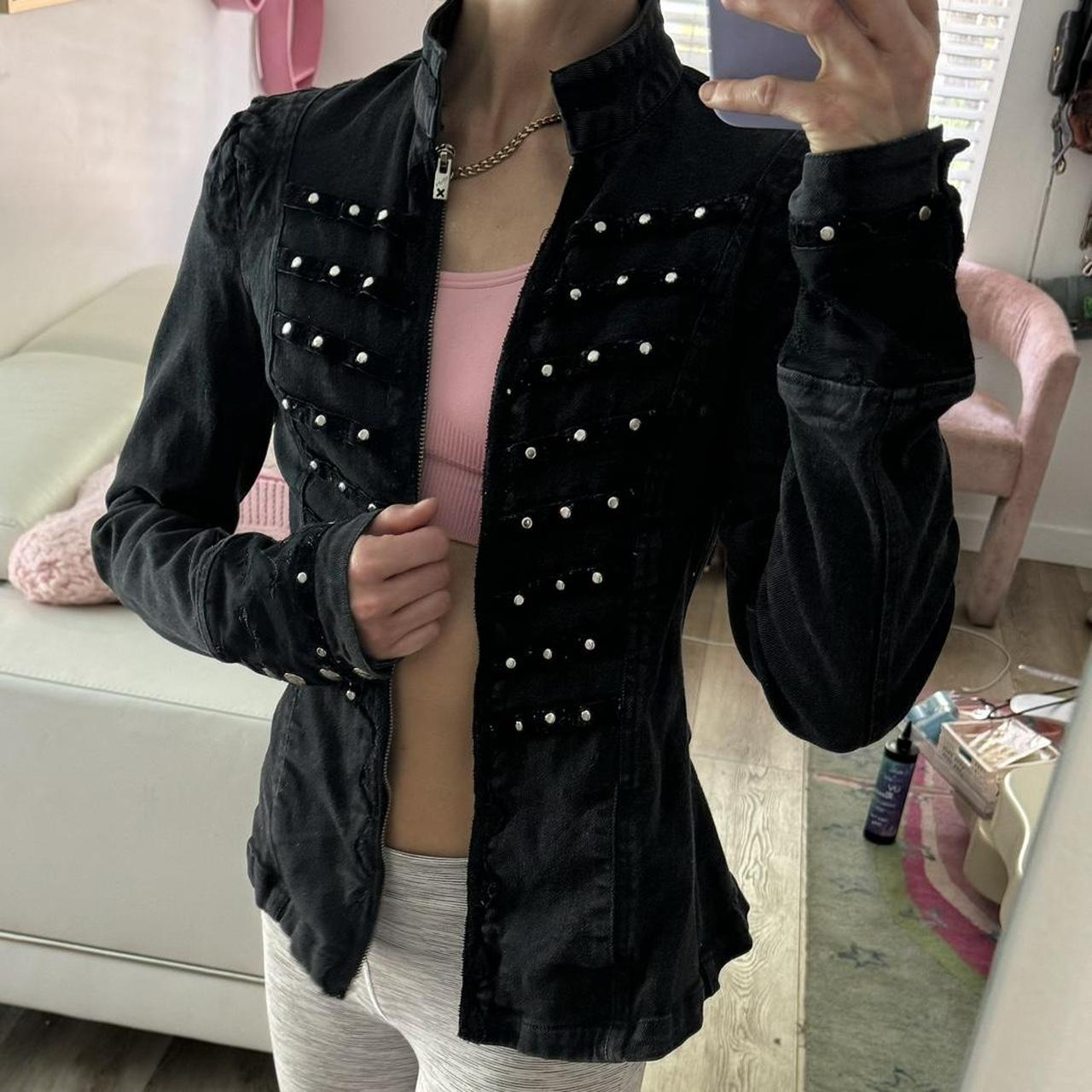 TRIPP NYC Denim Jacket with flair It’s giving... - Depop