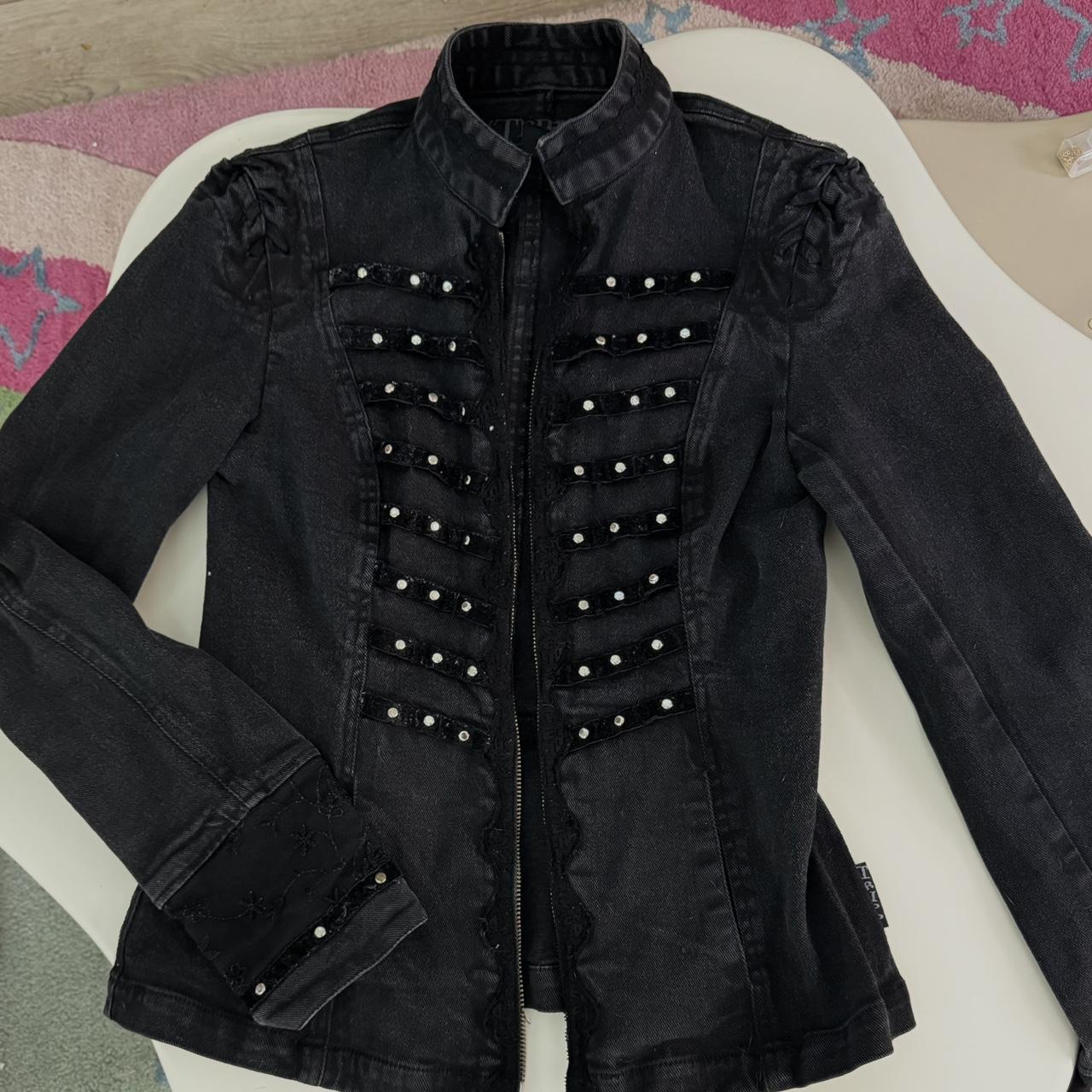 TRIPP NYC Denim Jacket with flair It’s giving... - Depop