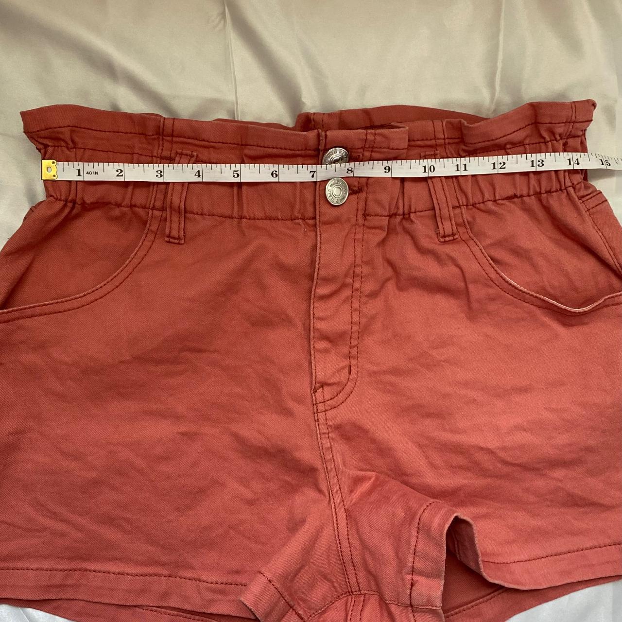 Target Wild Fable high waisted red ruched denim... - Depop