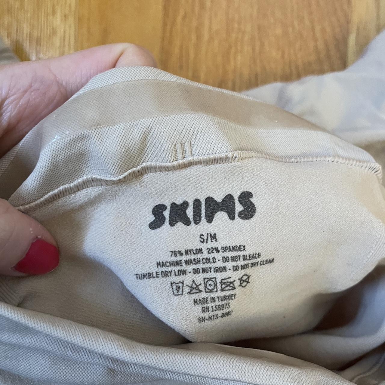 Skims Women's Tan and Cream Shapewear | Depop