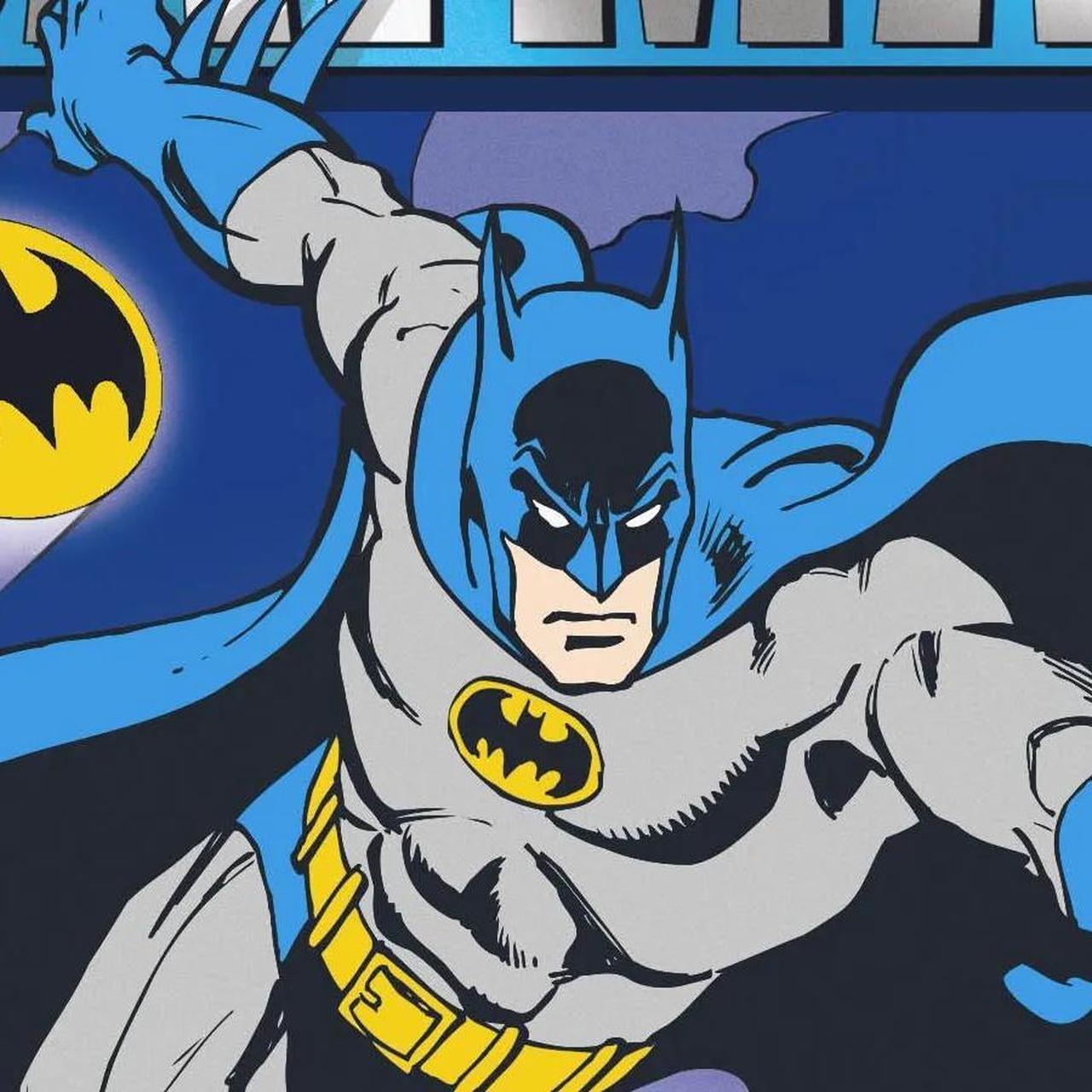 VINTAGE BATMAN SIX FLAGS TEE In fair condition... - Depop