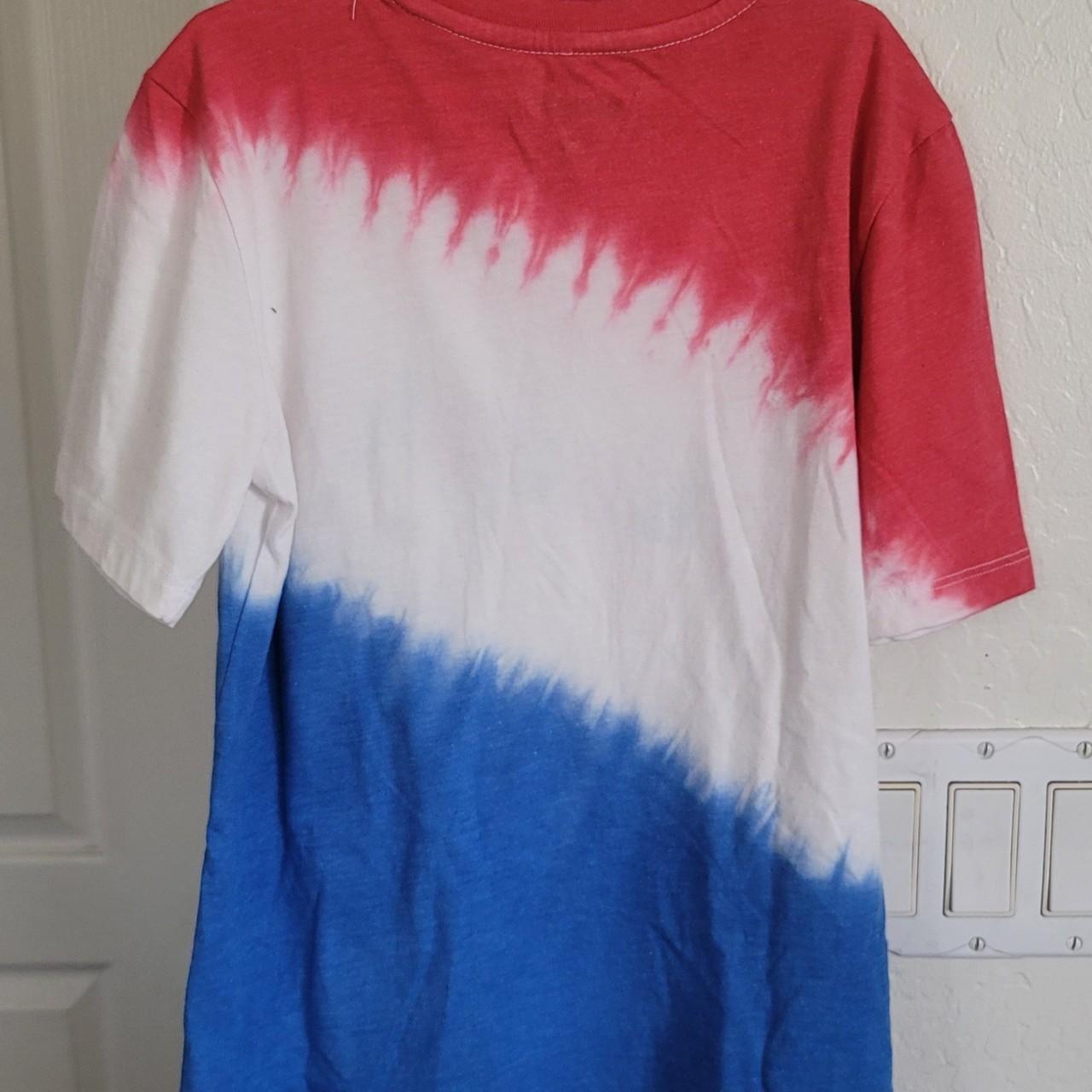 Red and Blue T-shirt | Depop