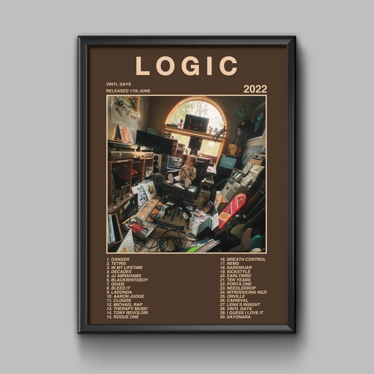 A3 PRINT // Logic - Vinyl Days. •PRICES 1x A4 £15... - Depop