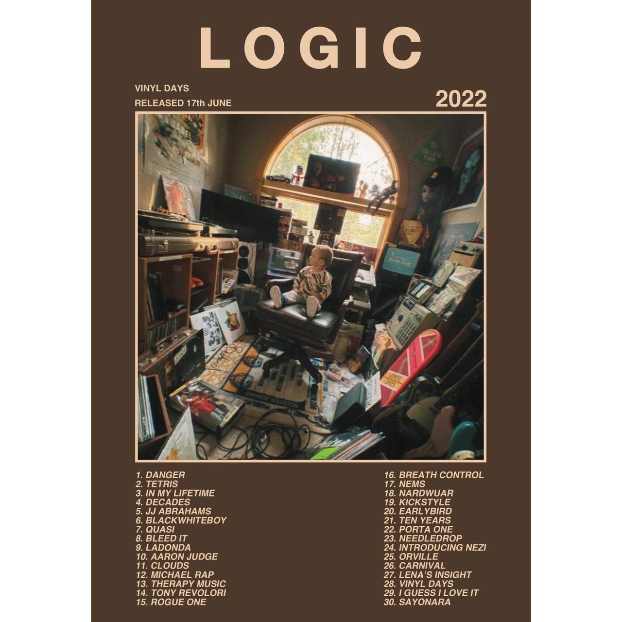 A3 PRINT // Logic - Vinyl Days. •PRICES 1x A4 £15... - Depop