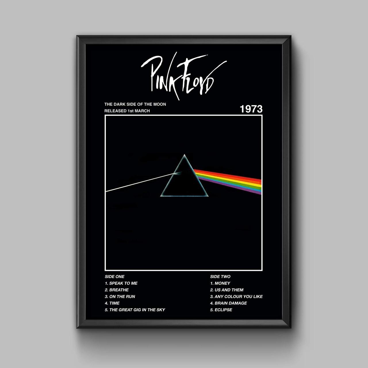 A3 PRINT // Pink Floyd - The Dark Side Of The... - Depop