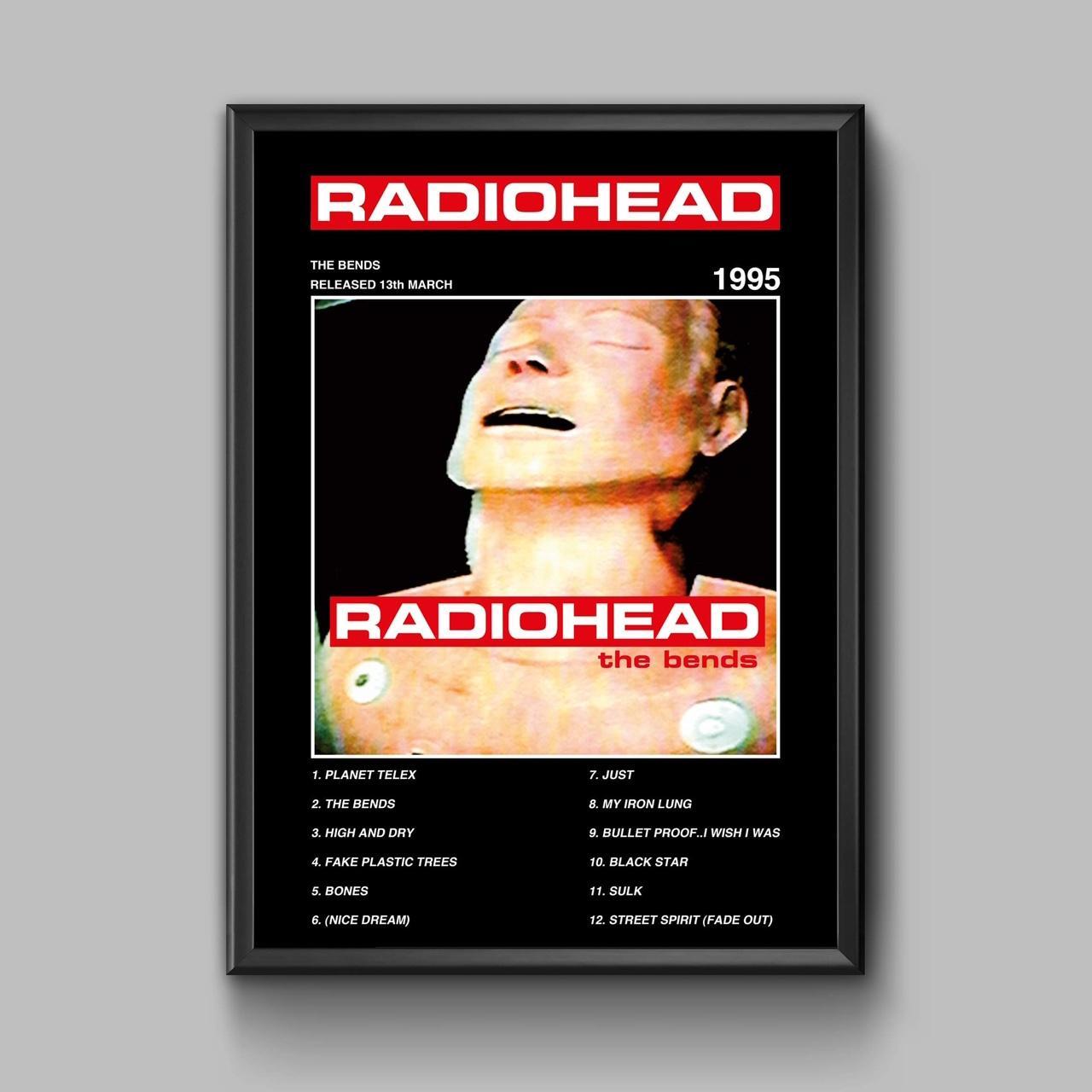 A3 PRINT // Radiohead - The Bends. •PRICES 1x A4... - Depop