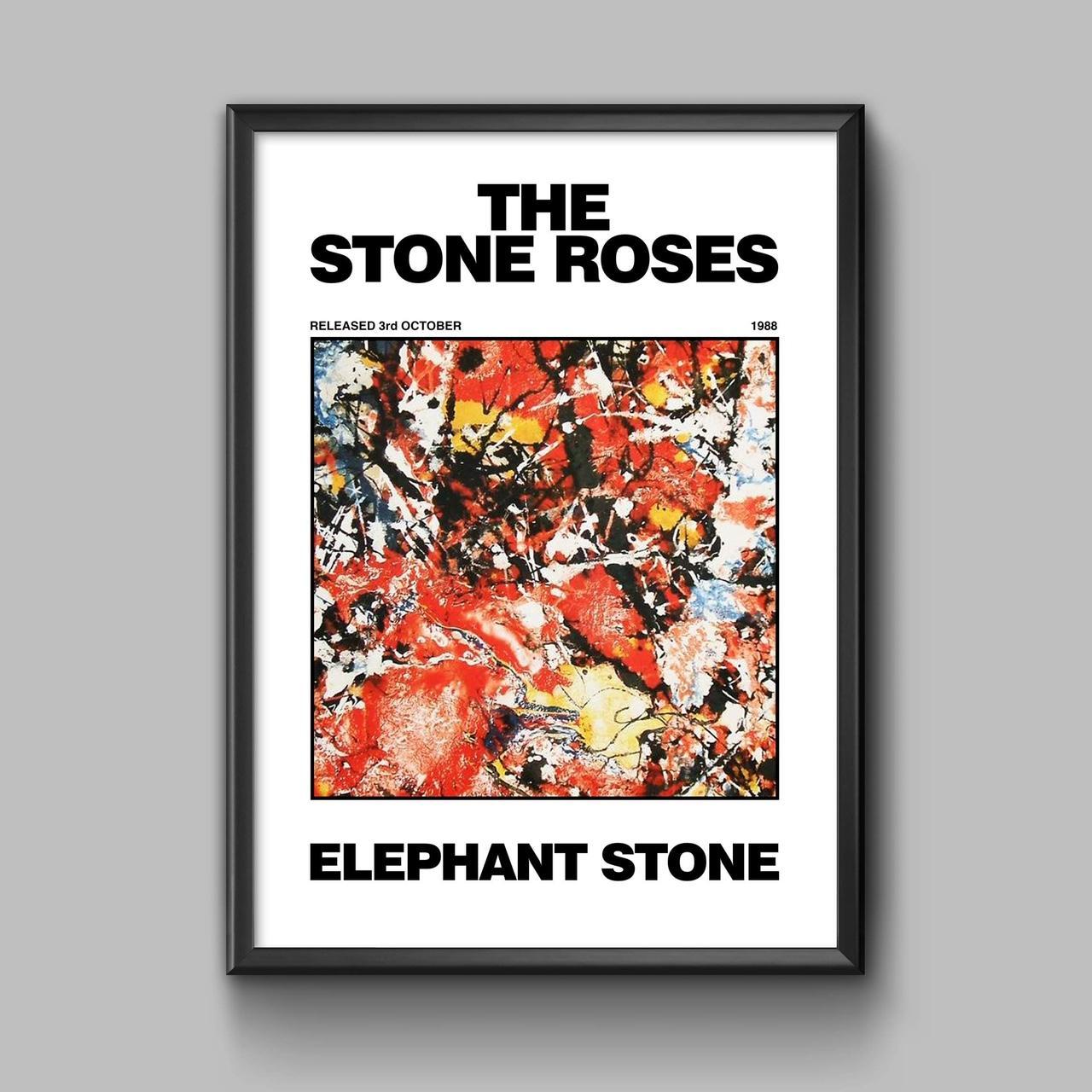 A3 PRINT // The Stone Roses - Elephant... - Depop