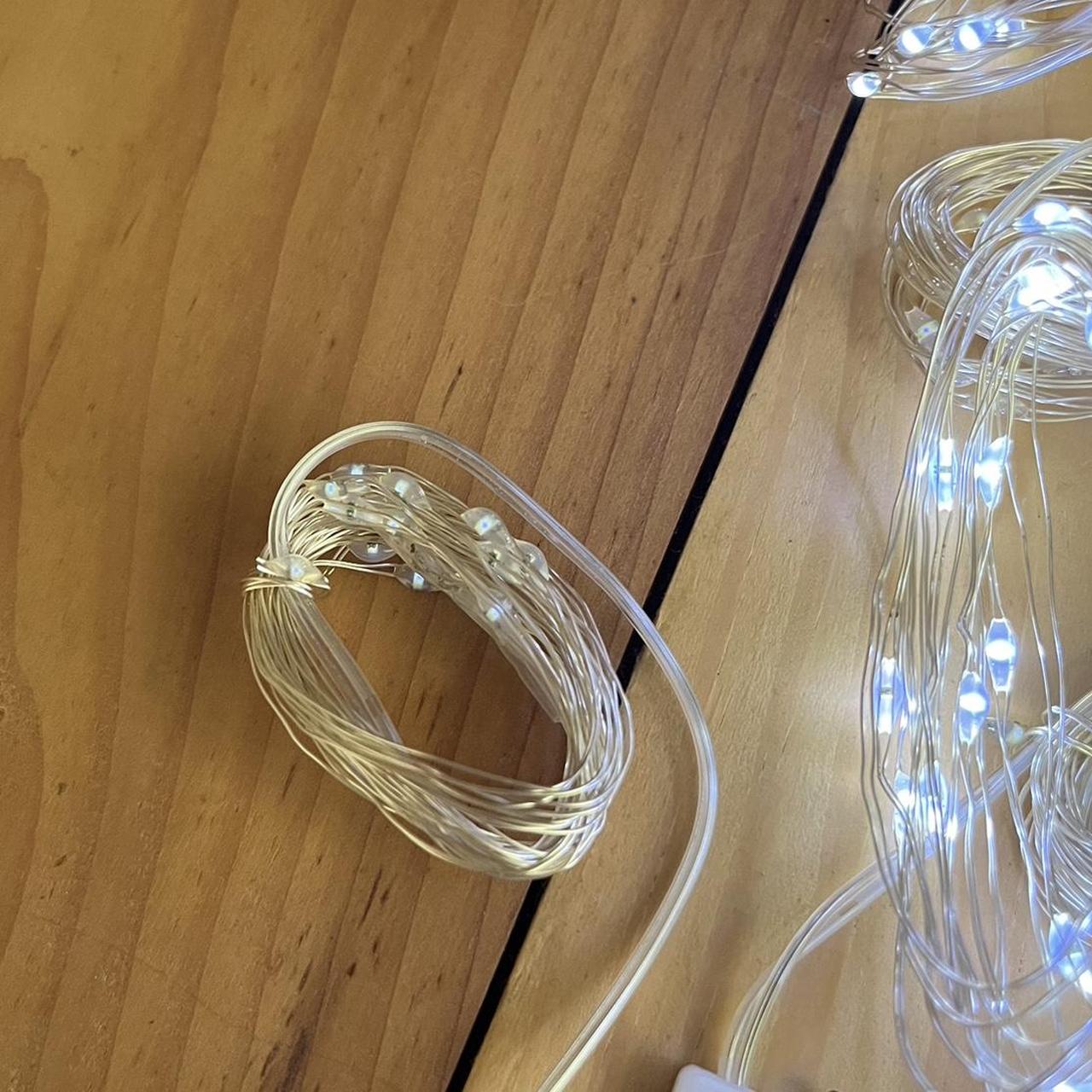 Battery operated led string lights No plug in dorm... - Depop