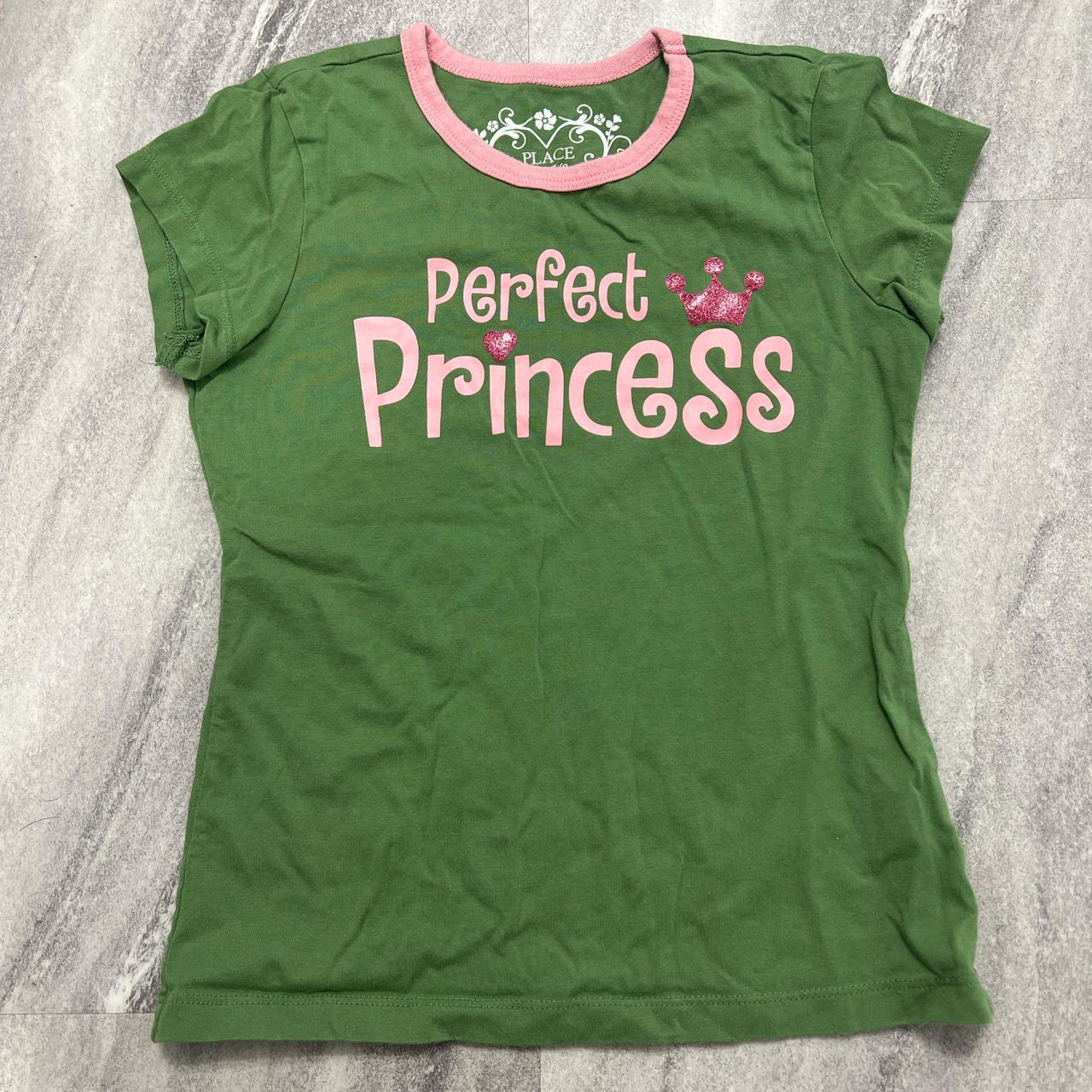 Perfect princess baby ringer tee kids size medium.... | Depop