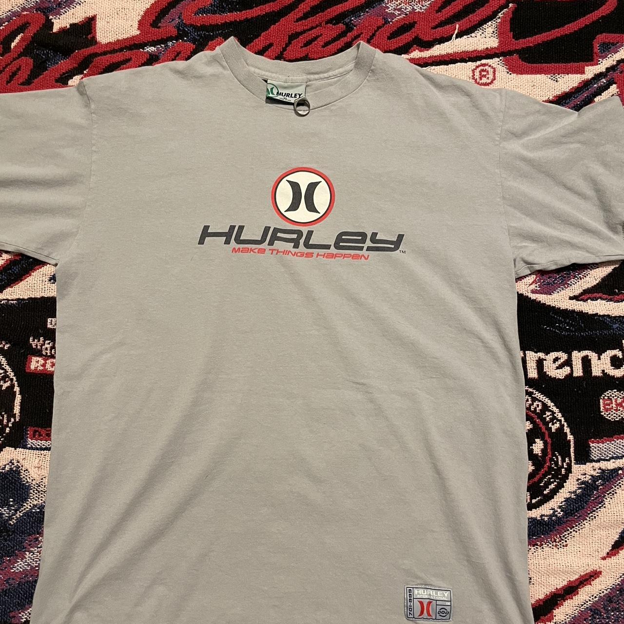 Hurley tee made in usa Paper tag Small stain on... - Depop