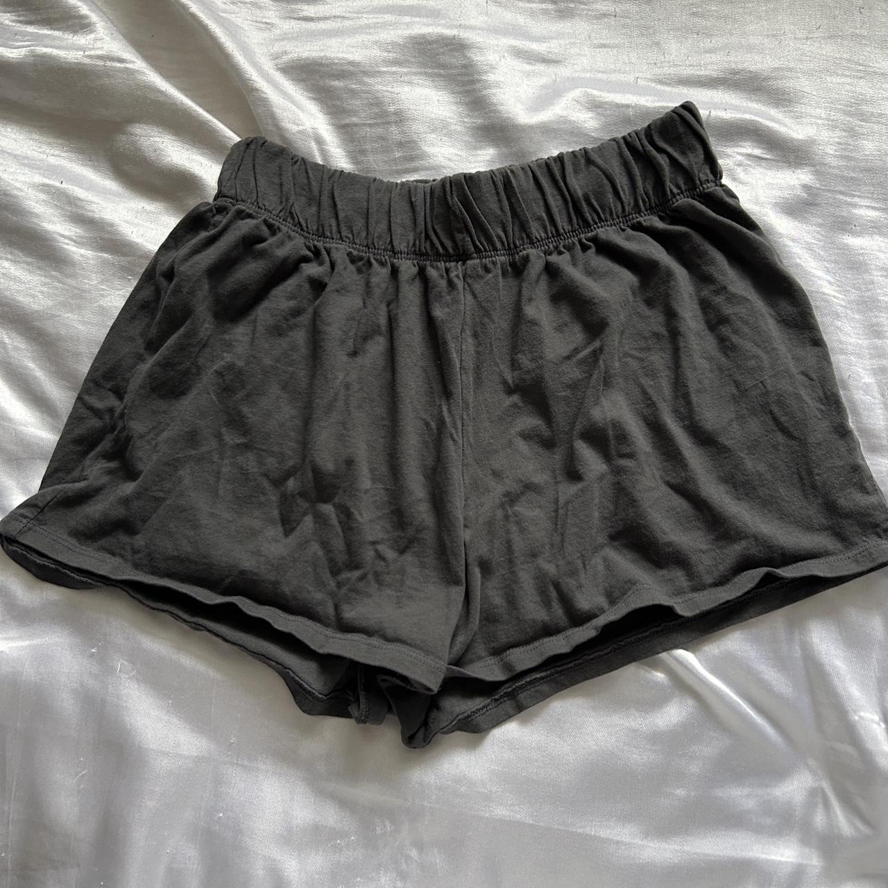 Wild Fable high waisted dark grey shorts - Depop