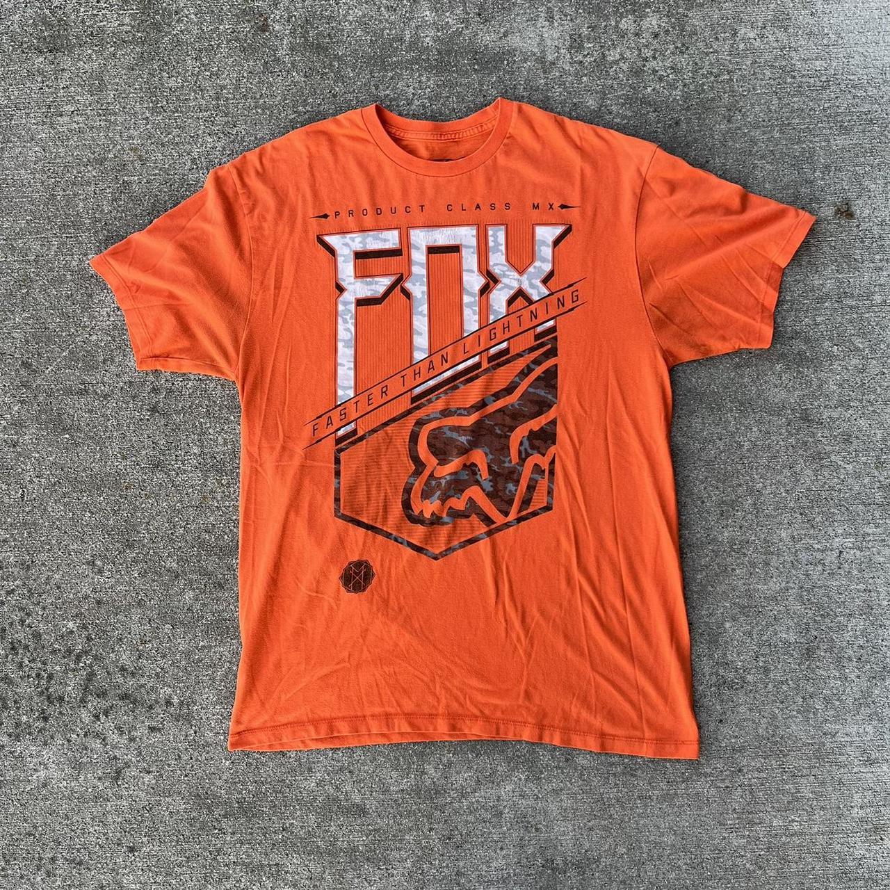 Y2K Fox racing shirt size large Measurements are... - Depop