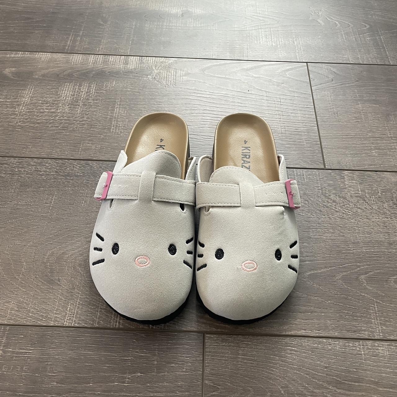 Hello Kitty Birk Clogs Women’s Size 7 Dm me for... - Depop