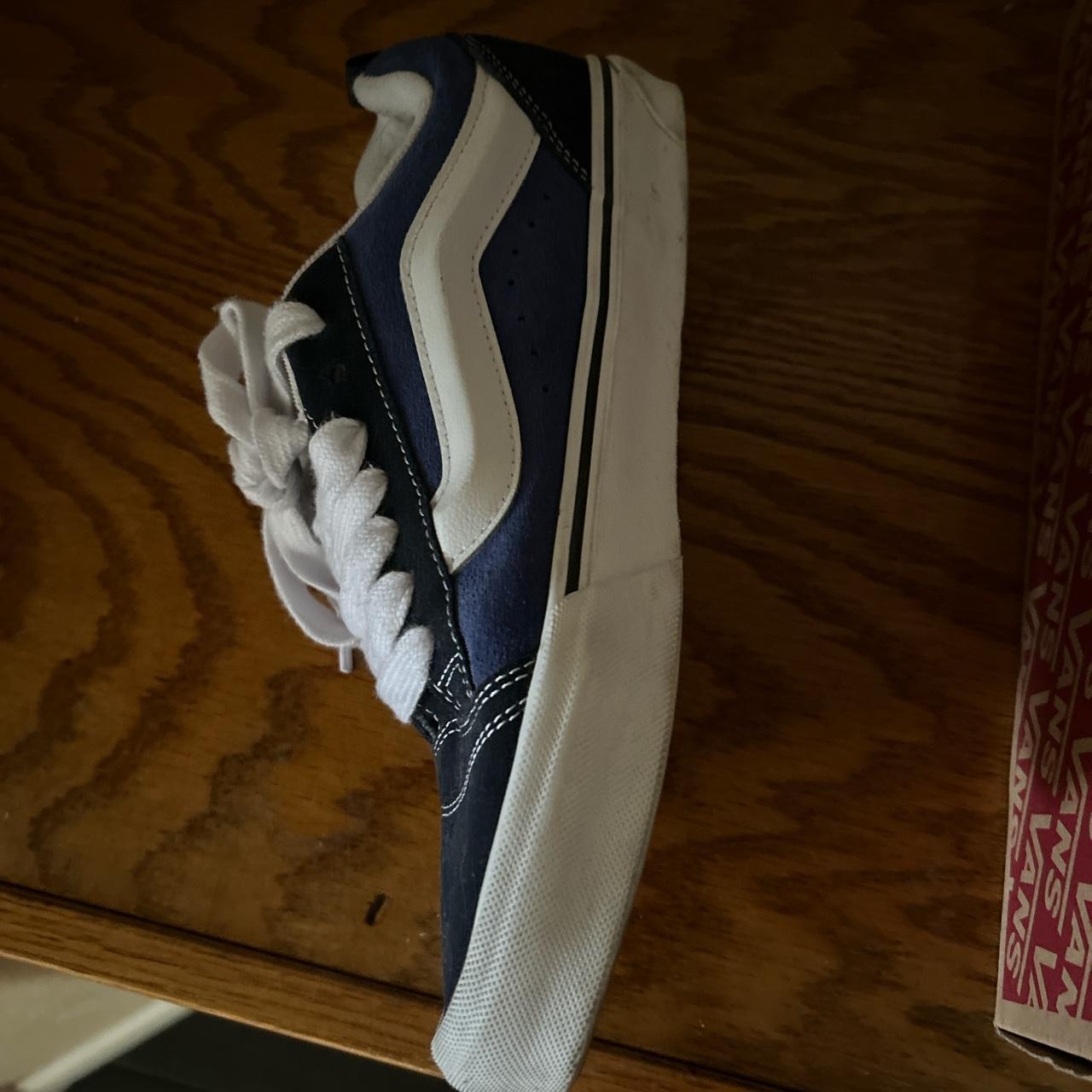 VANS KNU SKOOL - NAVY BRAND NEW WORE TWICE - Depop