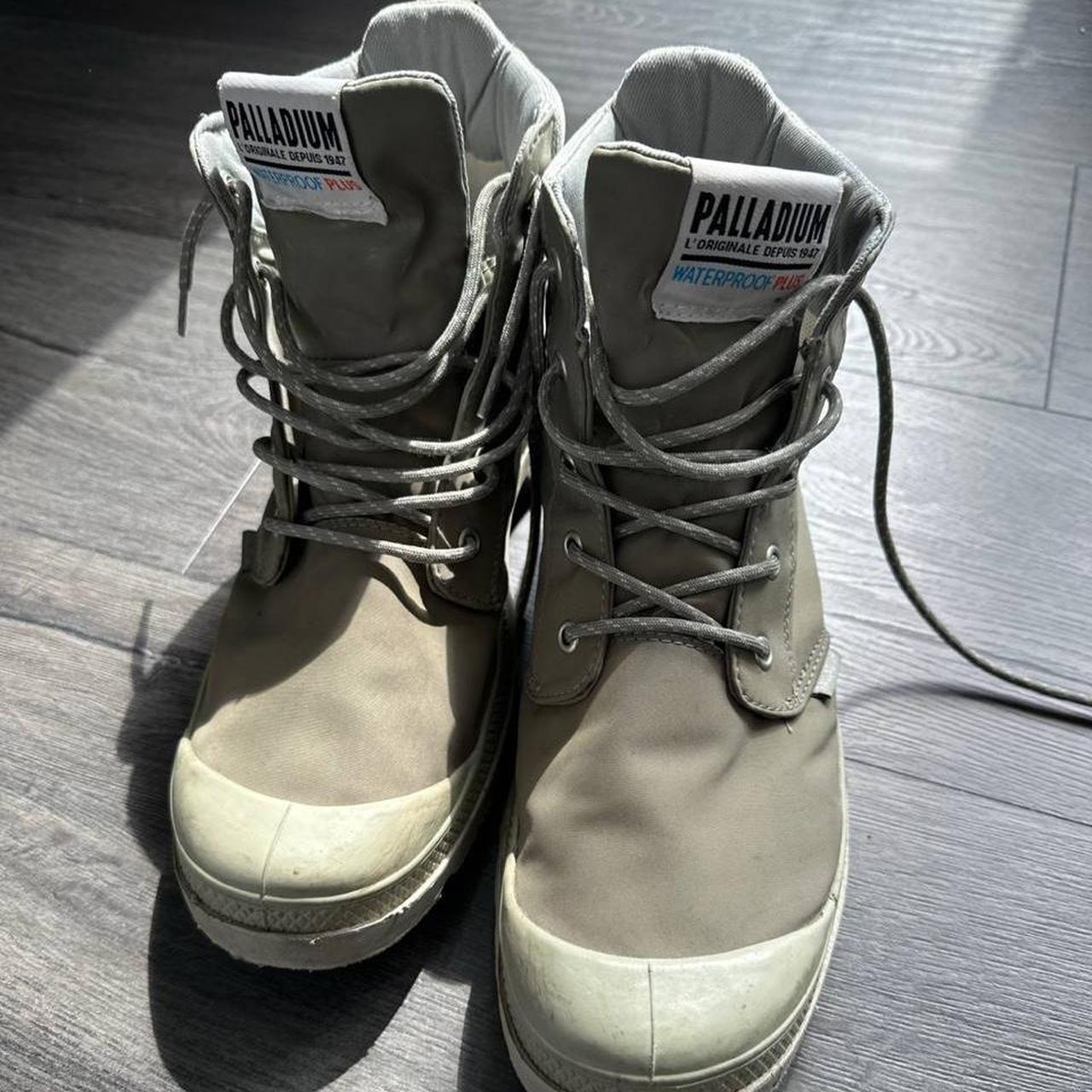 Palladium Waterproof boots condition good size mens... - Depop