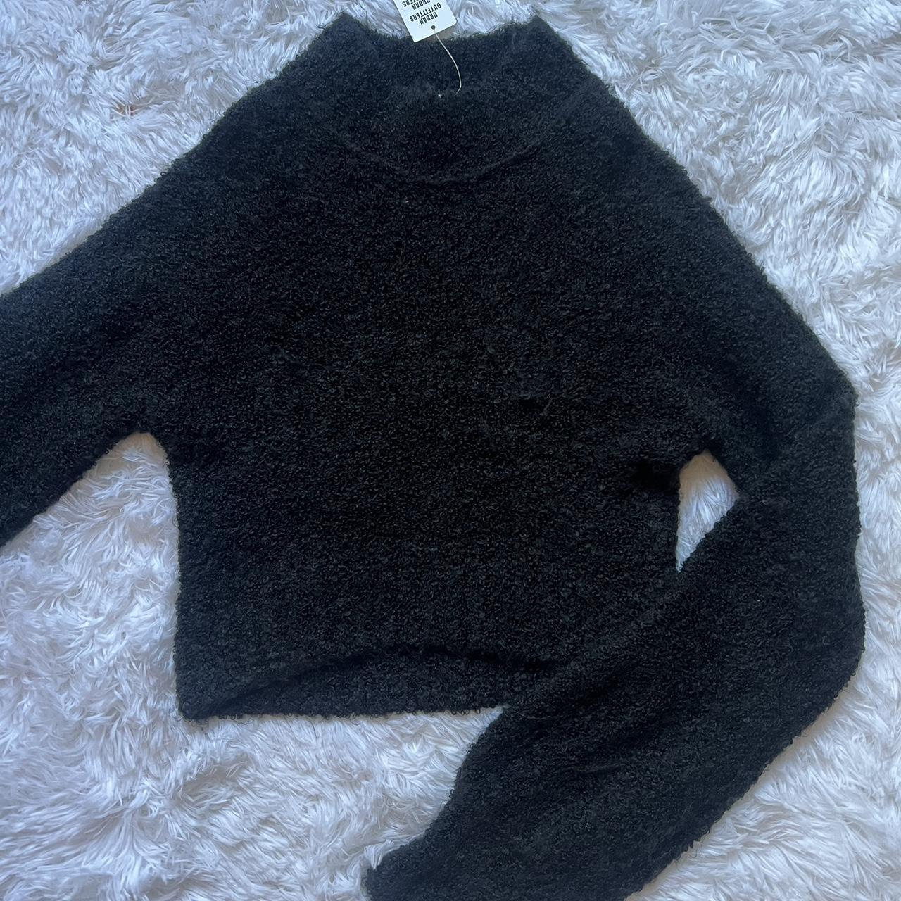 OU black cropped sweater Brand new Urban Outfitters... - Depop