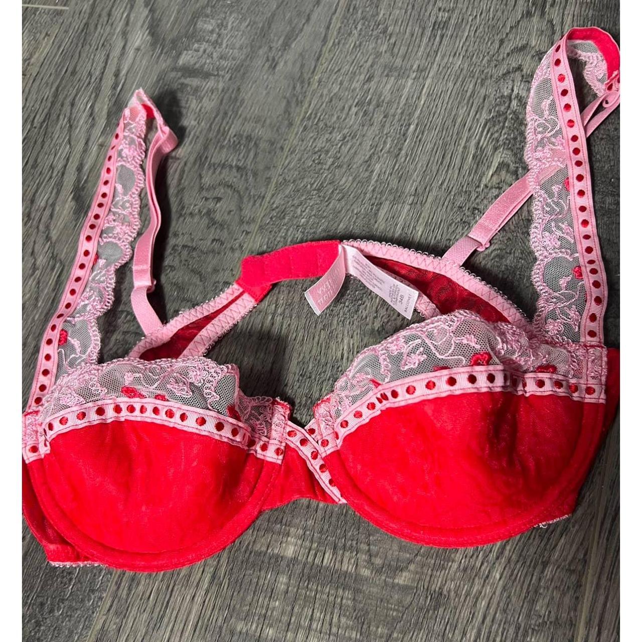 Victoria's secret Red Very Sexy balconette bra 34 b... - Depop