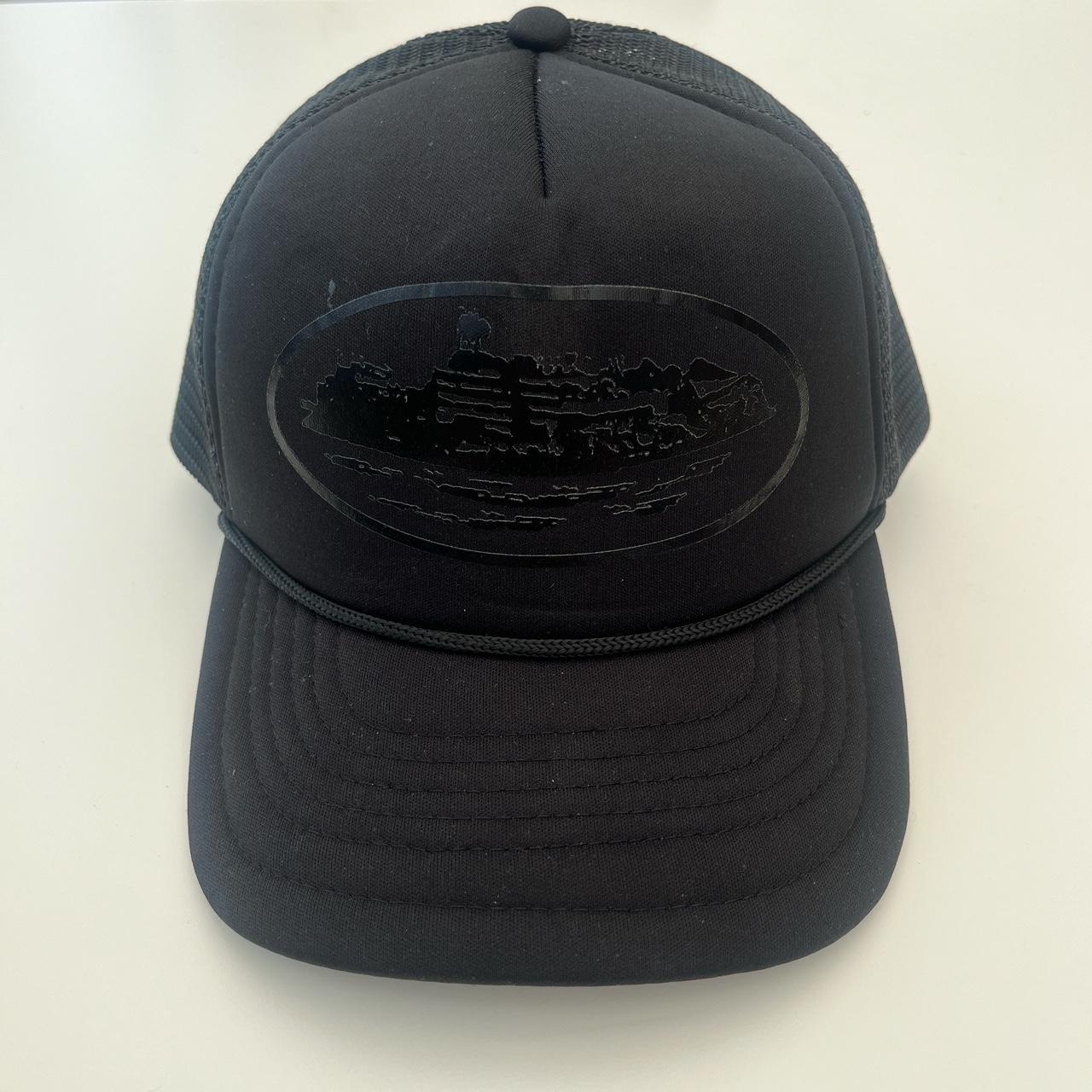 CRTZ TRIPLE BLACK TRUCKER CAP #corteiz #crtz #hat - Depop