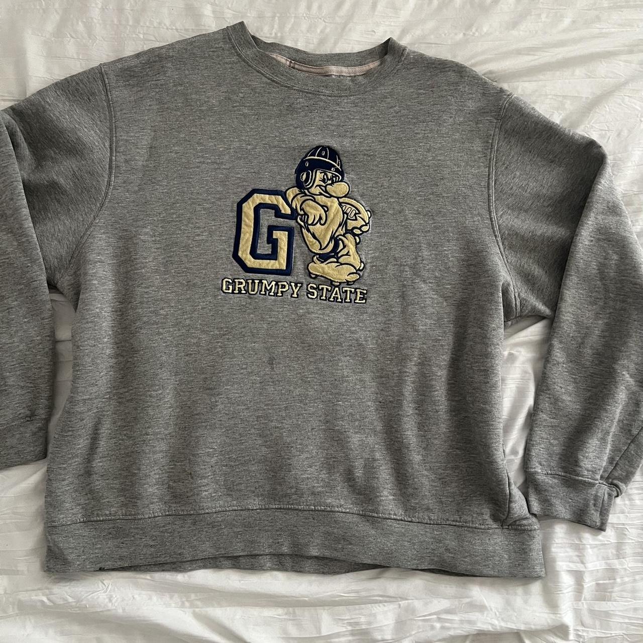 Vintage Disney Snow White Grumpy State pullover... - Depop