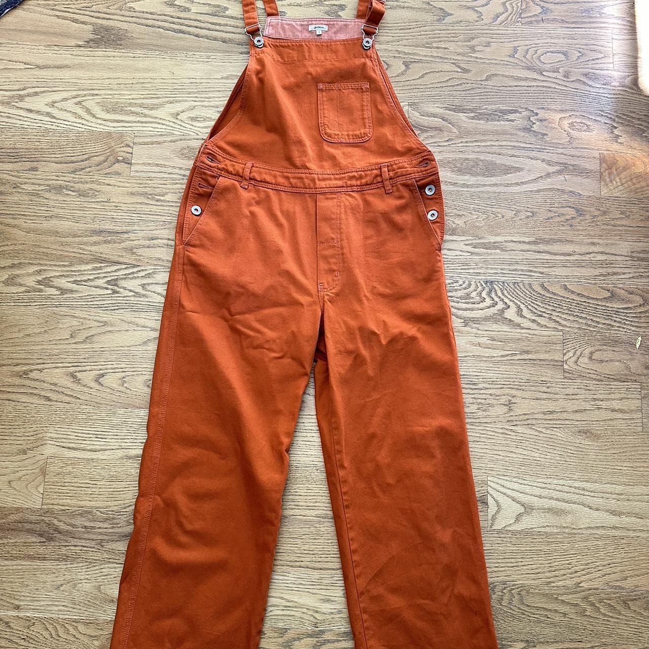 Bellerose Women's Orange Dungarees-overalls | Depop