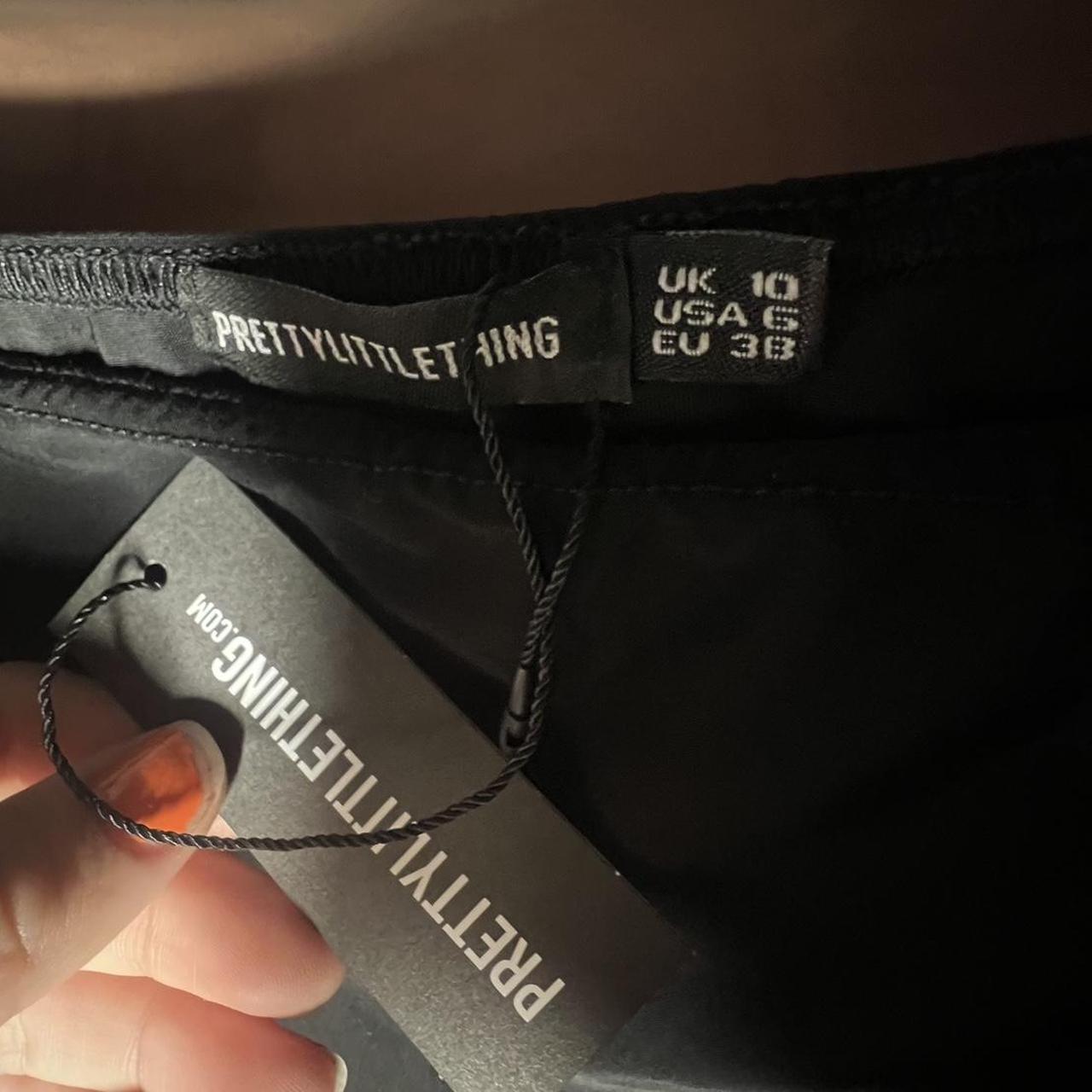 Black cute PLT cropped tube top with attatched short... - Depop