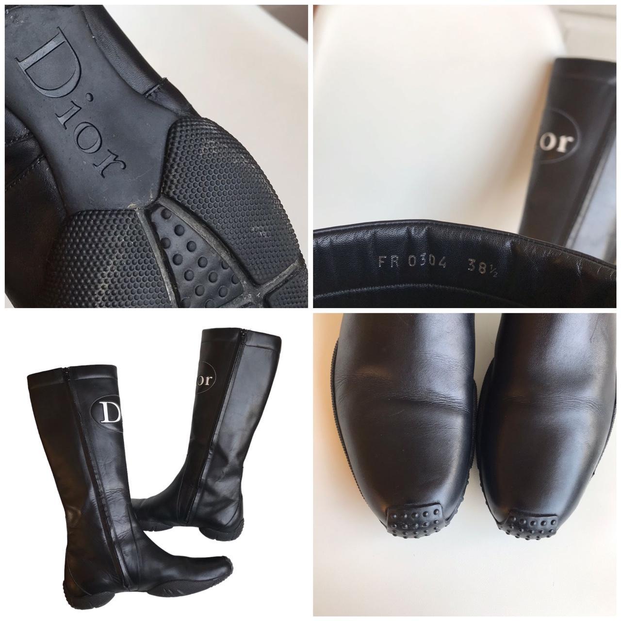 The super rare Dior moto boots 😍 size 38,5 , with... - Depop