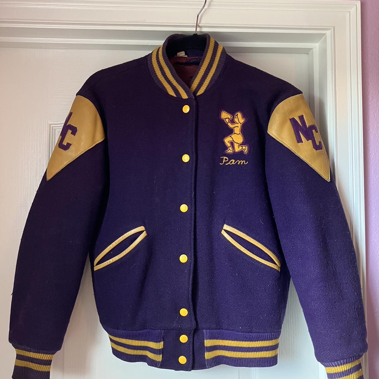 Vintage Cheerleading Varsity Jacket - Depop