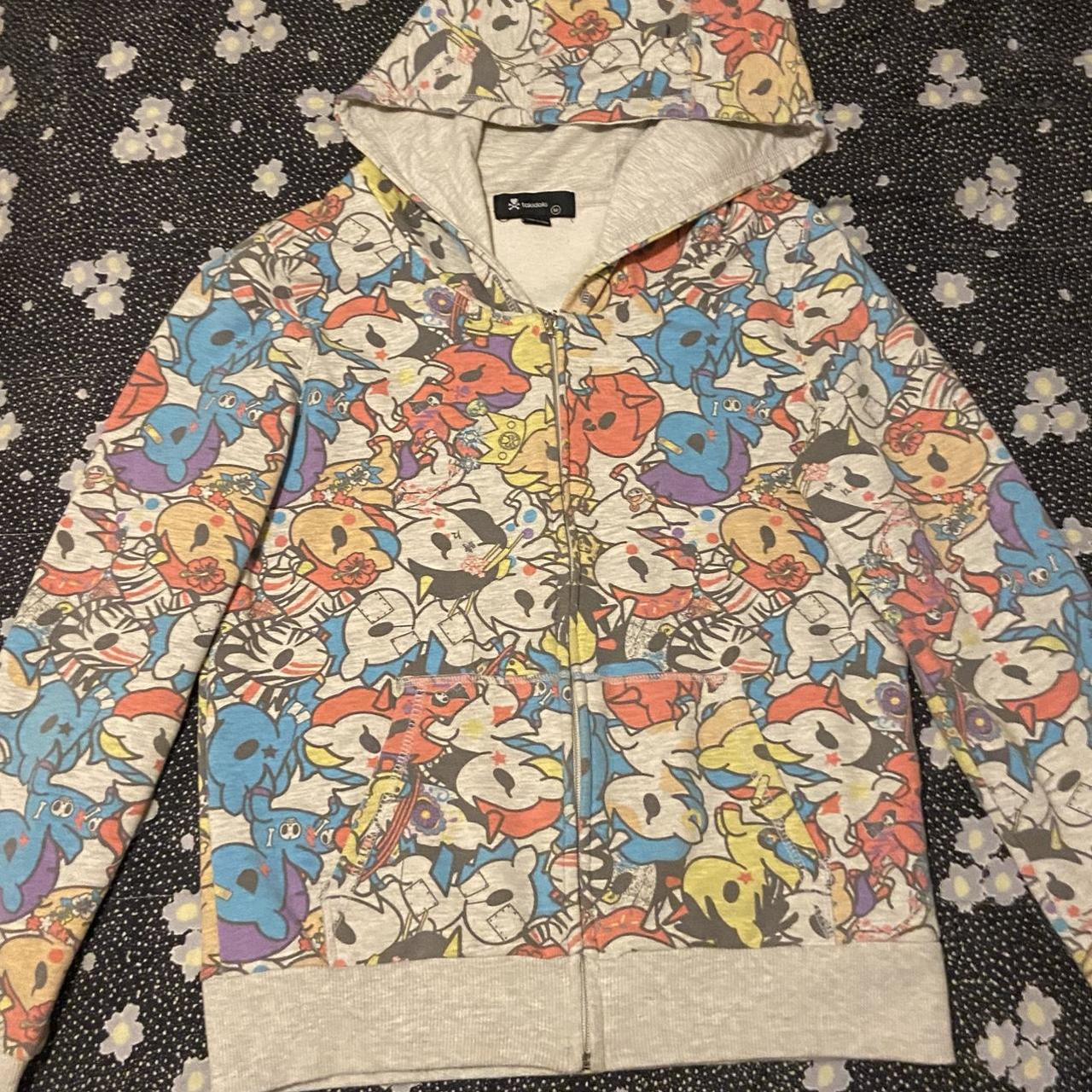 ADORABLE Y2K VINTAGE TOKIDOKI ZIPUP!!! kind of a... - Depop