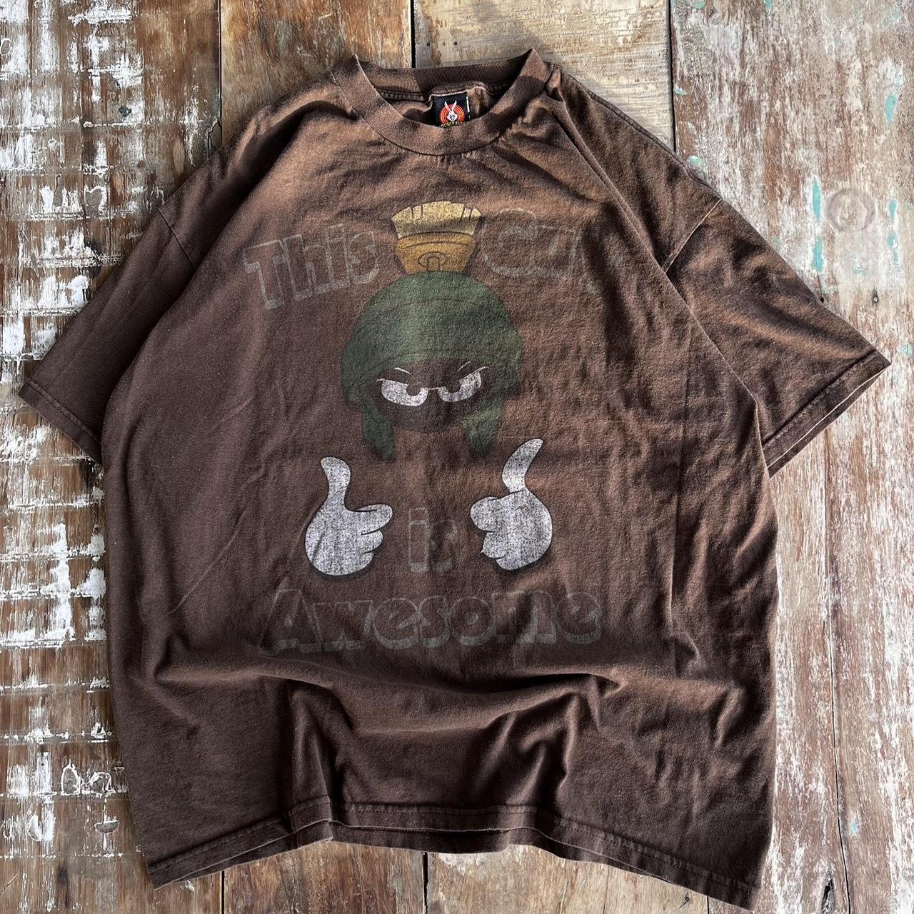 Vintage 90s/Y2K emo grunge Martian Tee Shirt! Super... - Depop