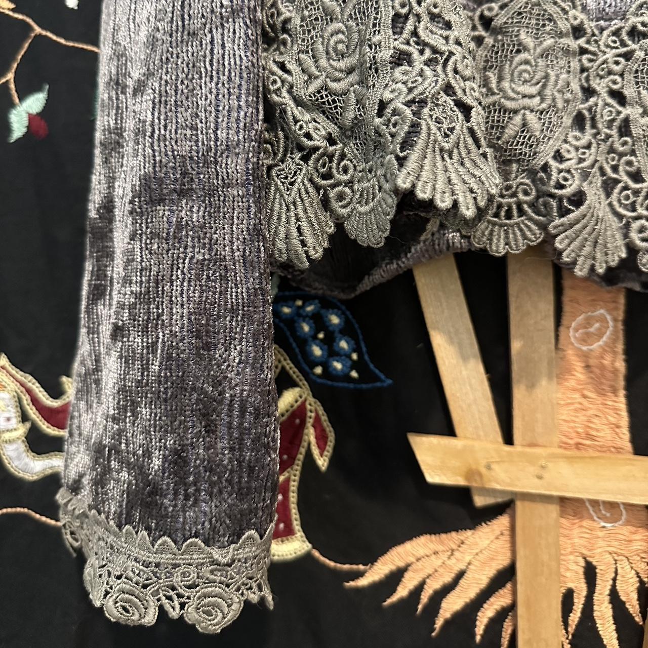 Vintage Japanese BiBi Tokyo brand dark purple velvet... | Depop