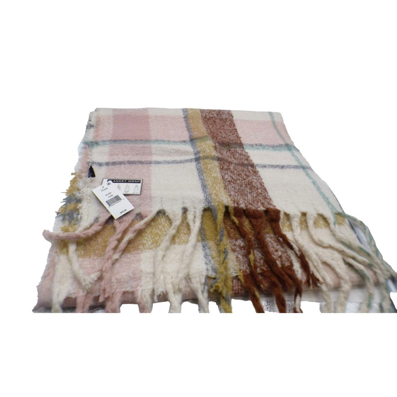 CEJON Women’s Plaid Pattern Oversized Blanket Wrap /... - Depop