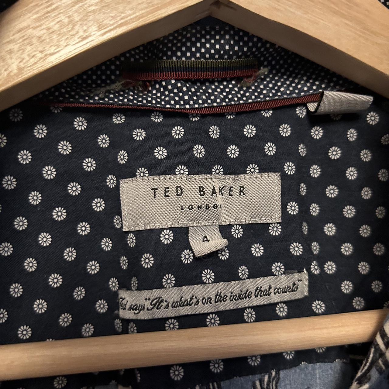 Cool Ted Baker all over crane button up. Super high... - Depop