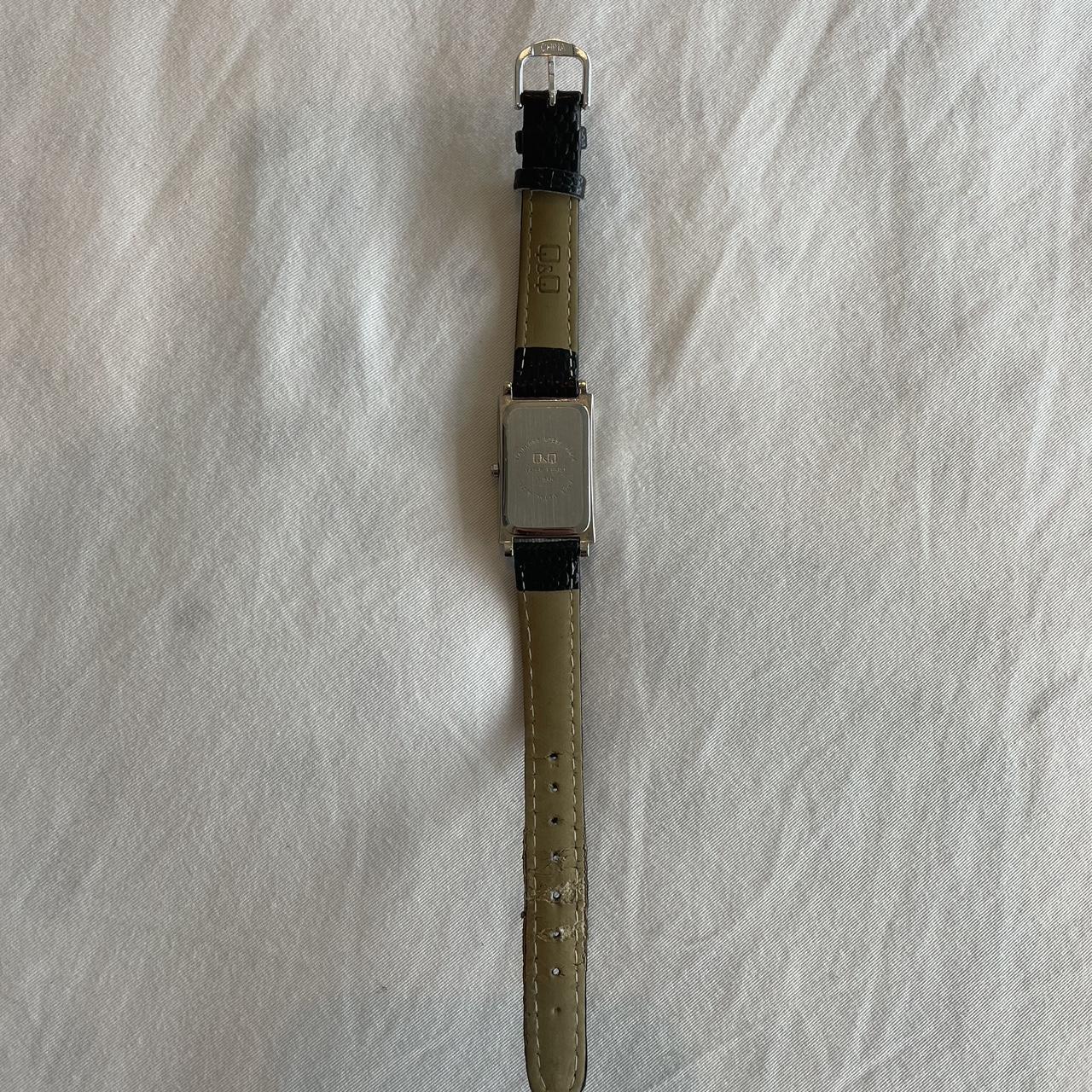 Men's Black and White Watch | Depop