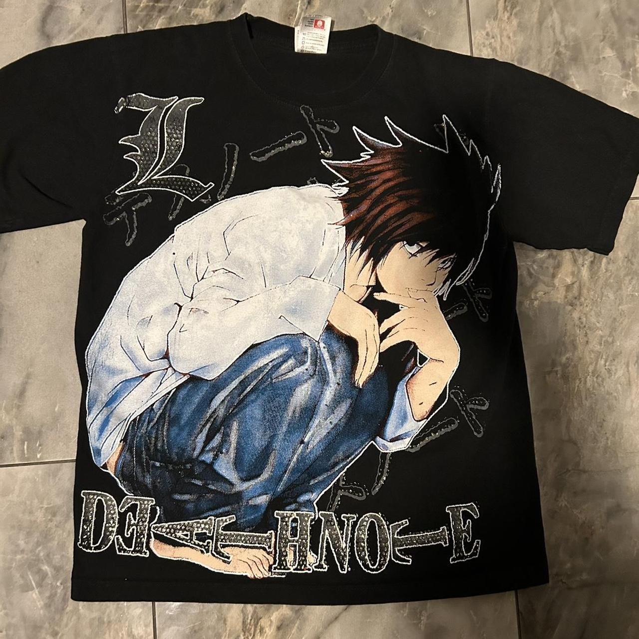 L Deathnote Shirt Size: M (fits like... - Depop