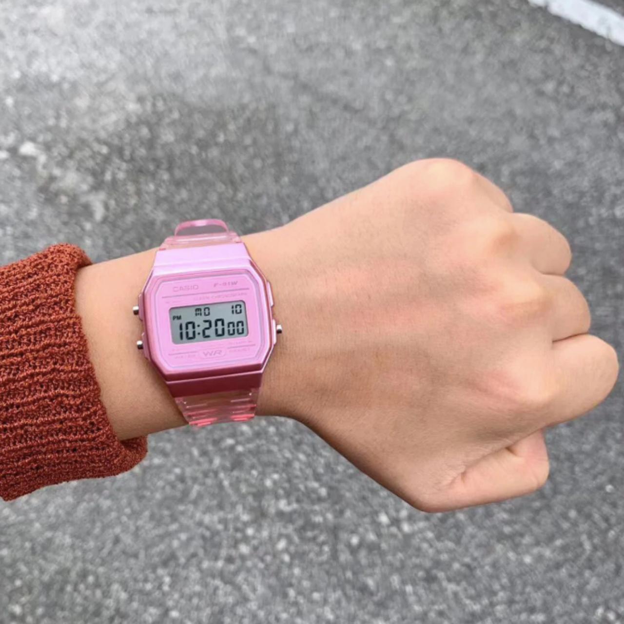 Casio Women's Pink Watch | Depop