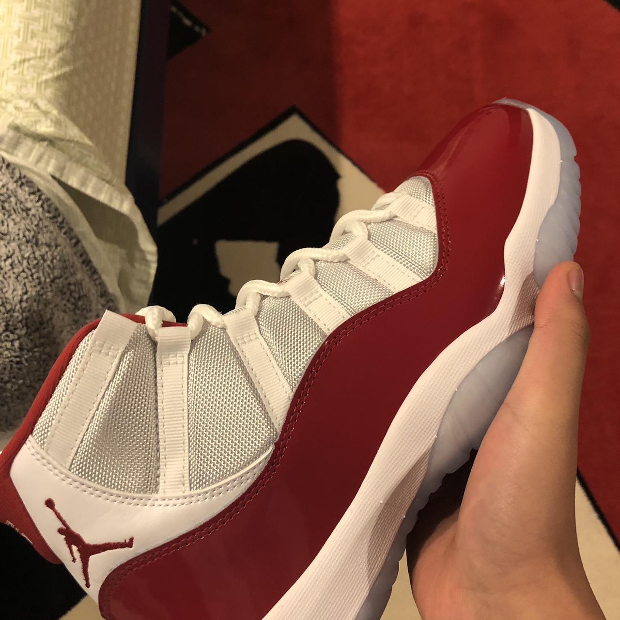 Cherry red Jordan 11 - Depop