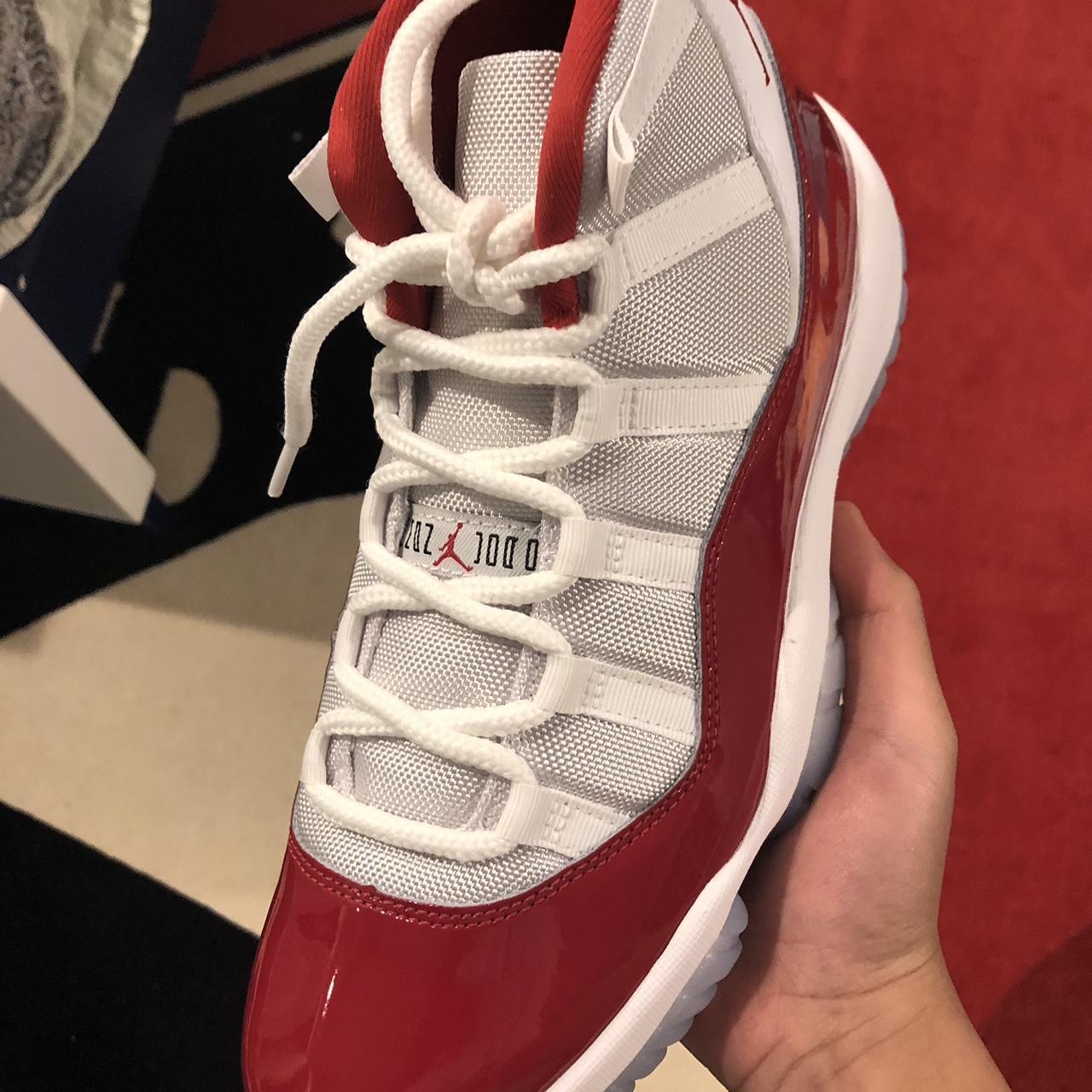 Cherry red Jordan 11 - Depop