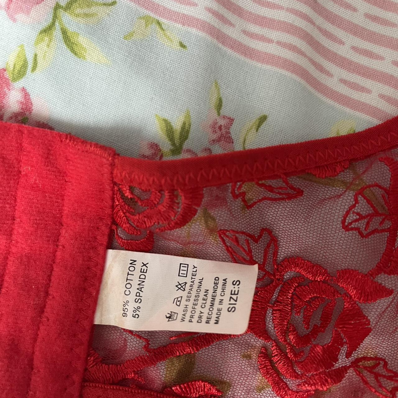 Stunning Red Bralet/Top This is honestly stunning!... - Depop