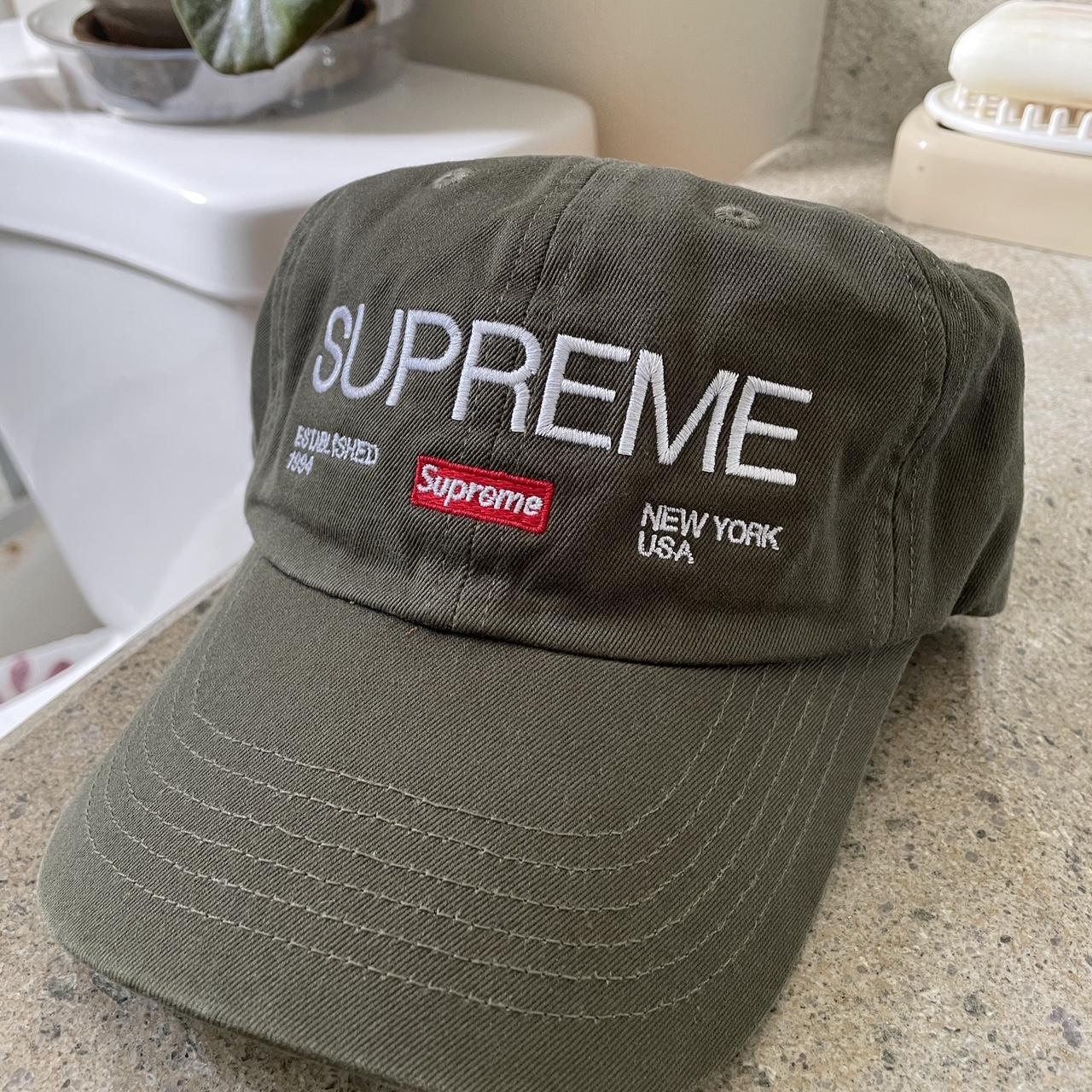 Supreme Est. 1994 6-Panel (Olive) BRAND NEW All... - Depop