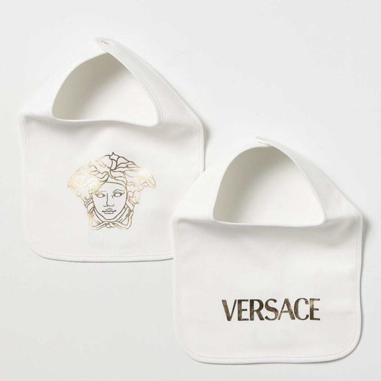 New season Versace Bibs with logo design 2pk comes... - Depop
