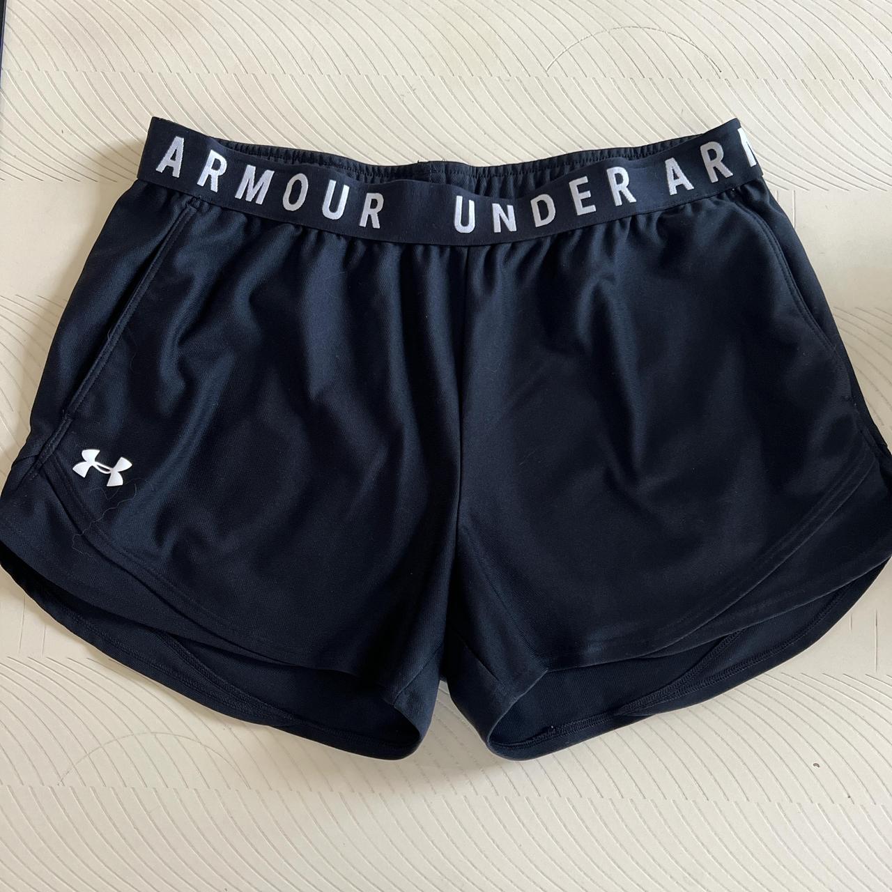 Under Armour Black shorts #gymwear | Depop