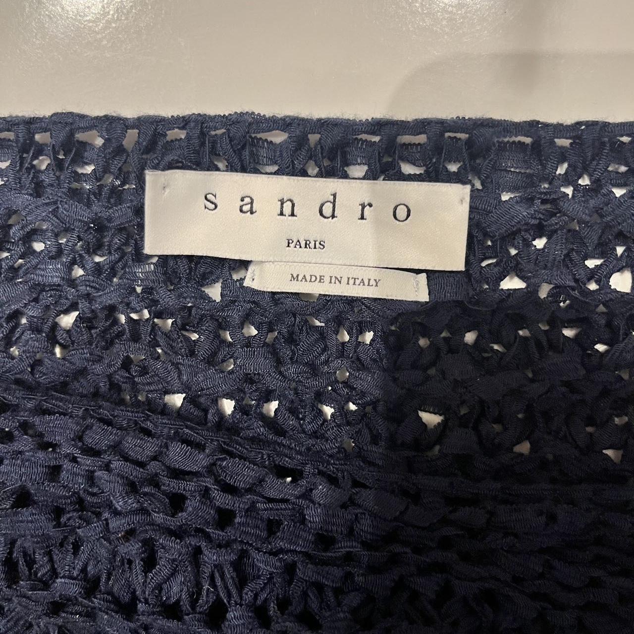 Sandro 3/4 sleeve acrylic jumper Never been worn,... | Depop