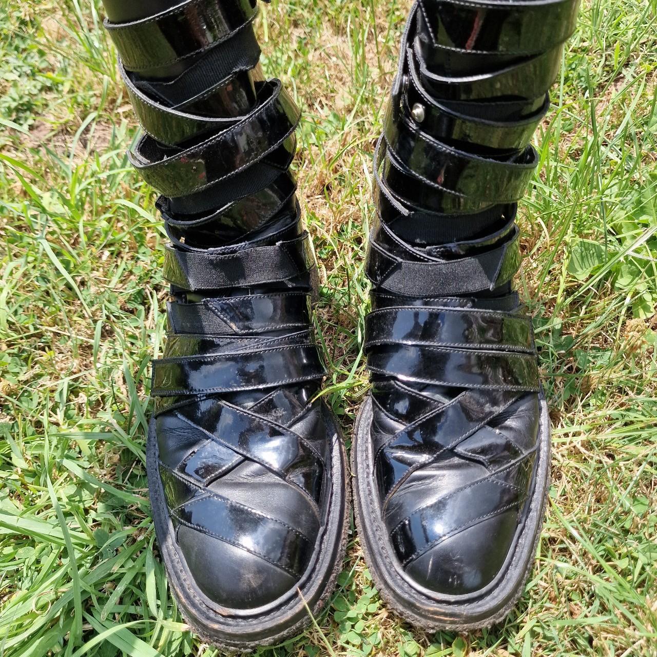Dior Homme Lumiere du Nord Strap Boots Aw08... | Depop