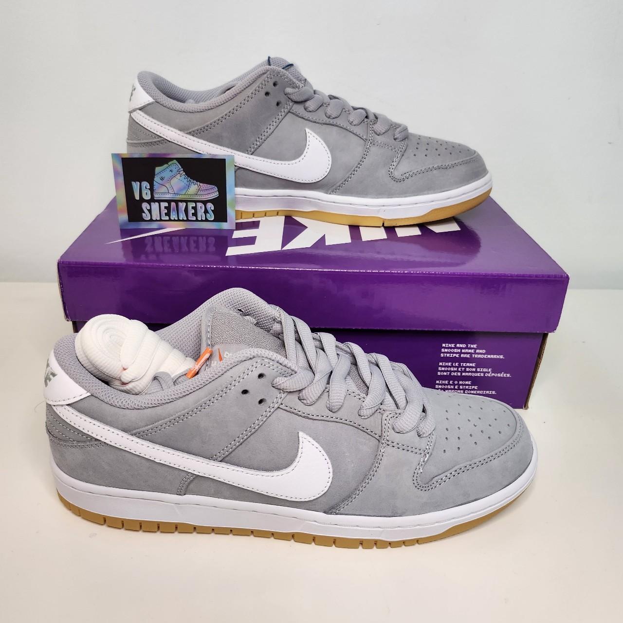 Nike Dunk Low Pro ISO SB Wolf Grey Gum #Nike #Dunks... - Depop