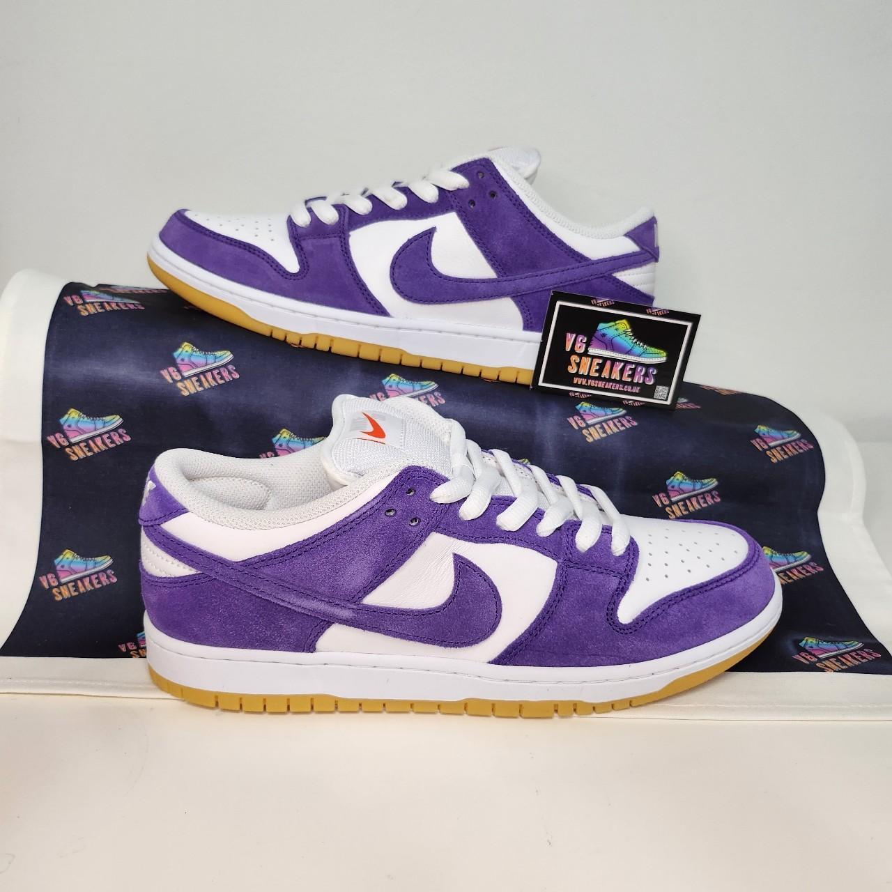 Nike SB Dunk Low Pro ISO Purple Suede #Nike... - Depop