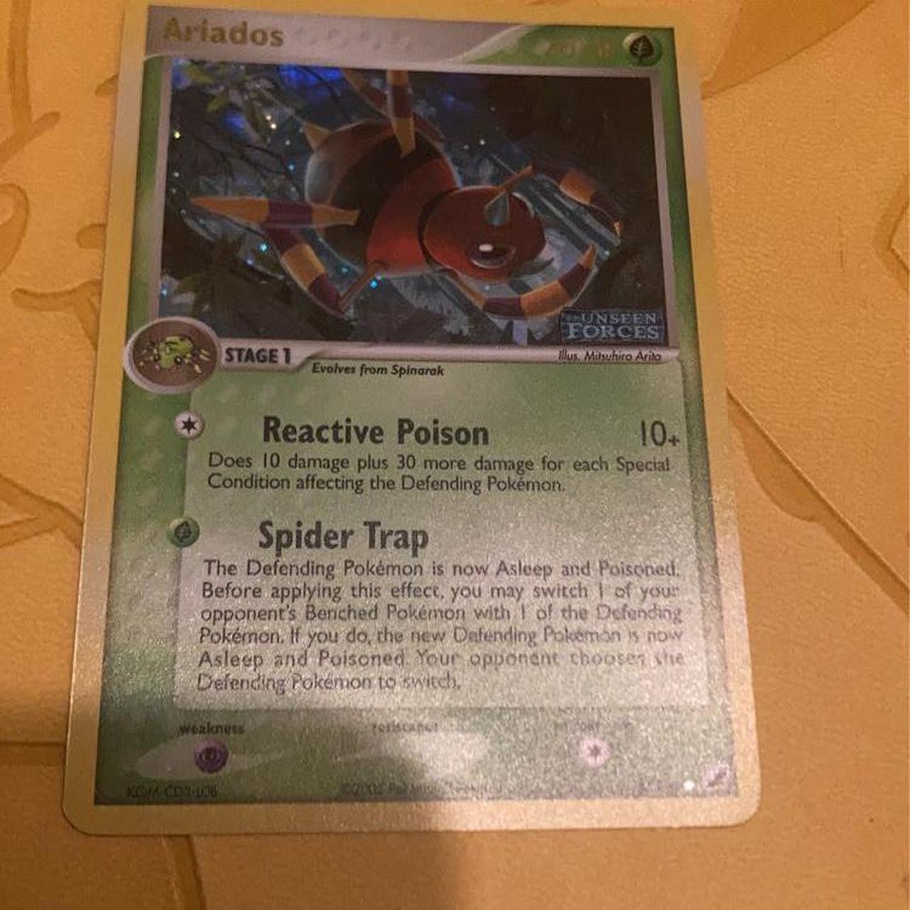 Ariados from the set unseen forces in amazing... - Depop