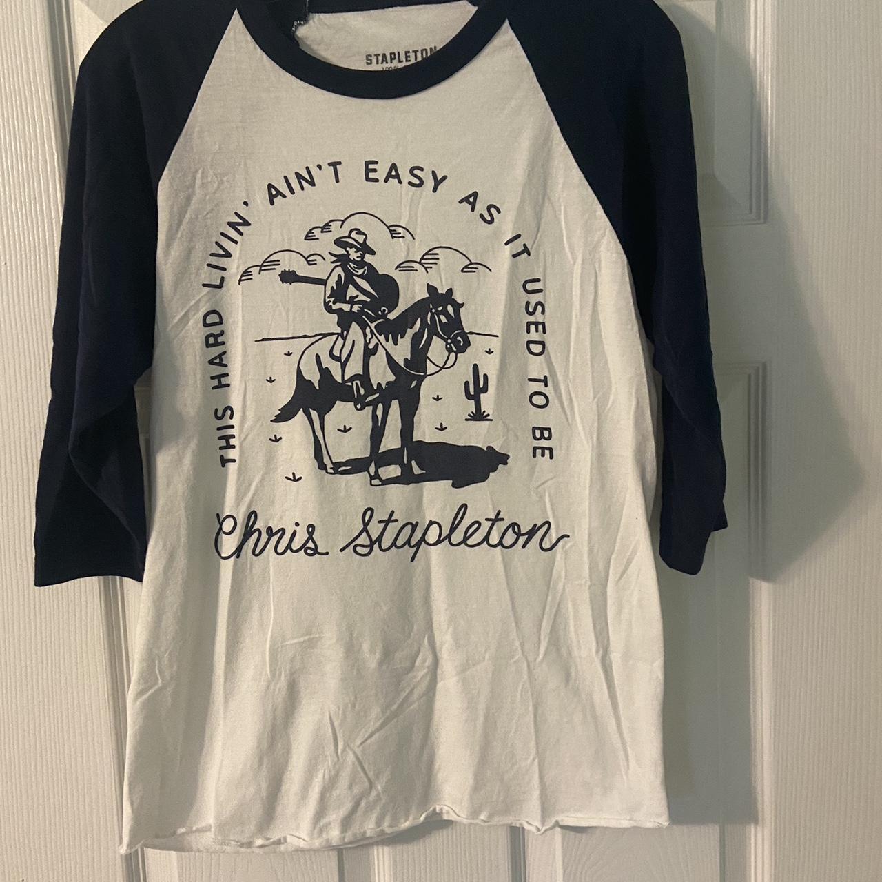 Chris Stapleton (Tour Shirt) Small. 1-Sided. 3/4... - Depop