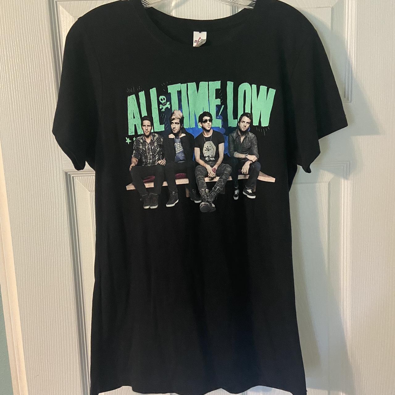 All Time Low (Tour Shirt) Women's XL. 1-Sided. SS.... - Depop